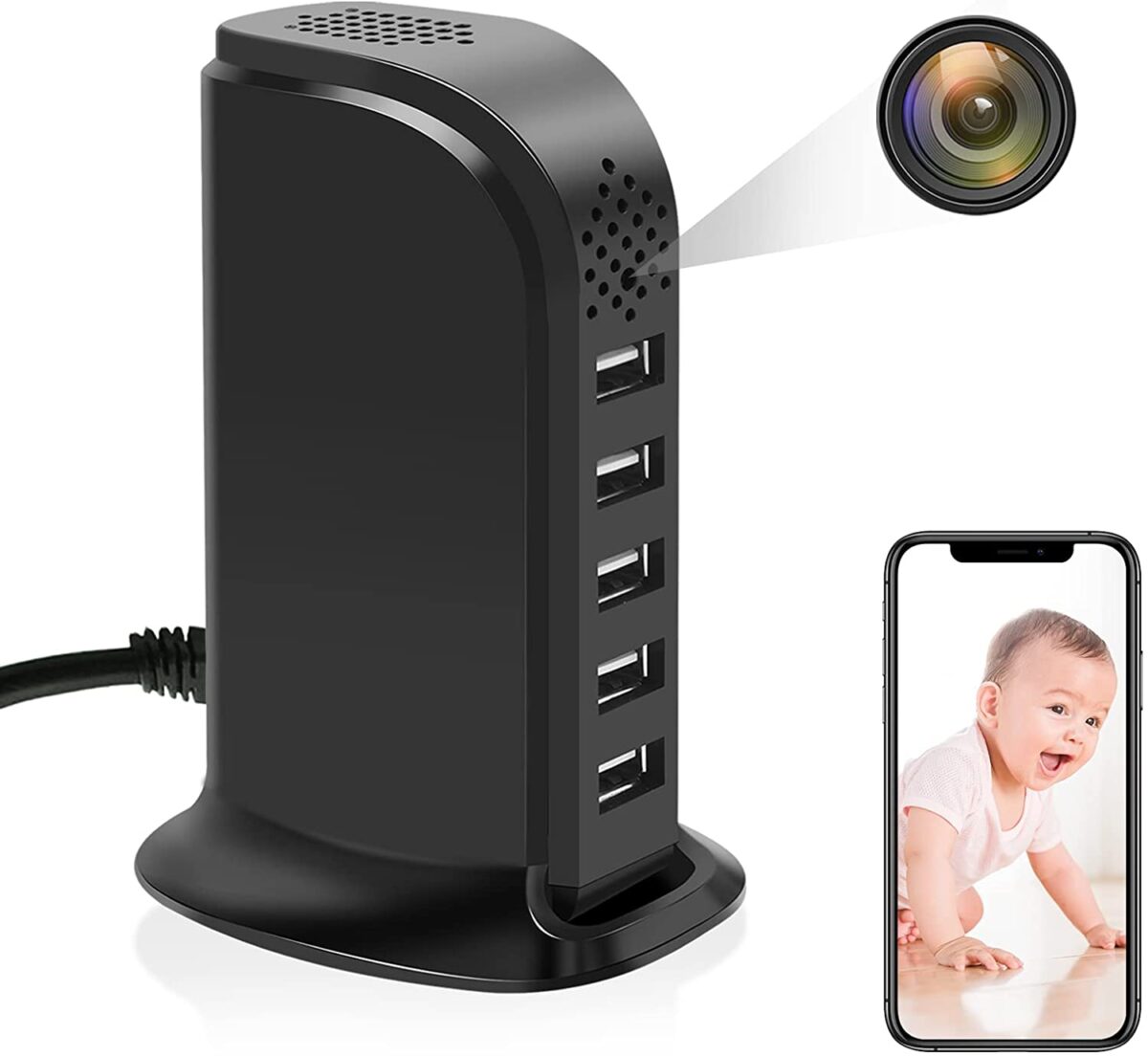 Bathroom Hidden Light Spy Camera Wifi Spy Camera 4K HD Toilet Hidden ...