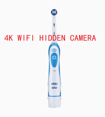 Toothbrush Spy Camera - Bathroom Spy Camera Hidden Camera