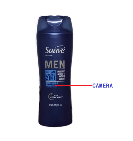 Suave Wifi Shampoo Bottle Camera 4k Hidden Spy Camera 64GB - Bathroom ...