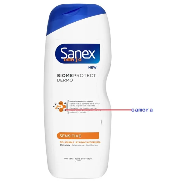 Hidden Spy Camera 2K Spy Camera 2304X1296 Motion Detection Shower Gel ...